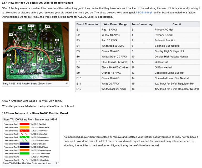 Repairing/Replacing a Stern/Bally Power Supply/Rectifier Board ...